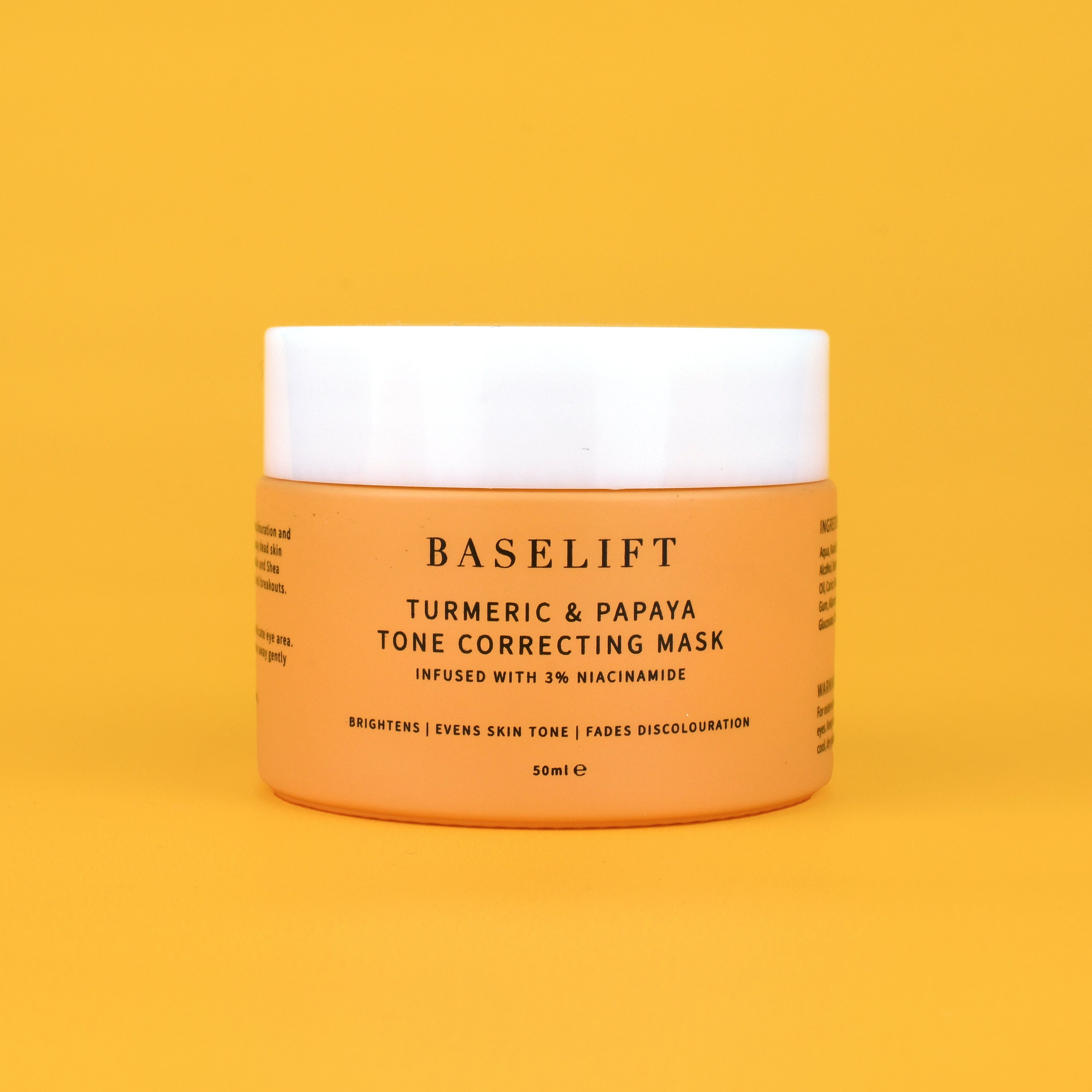 Buy now & fade pigmentation with our best selling turmeric mask – BaseLift